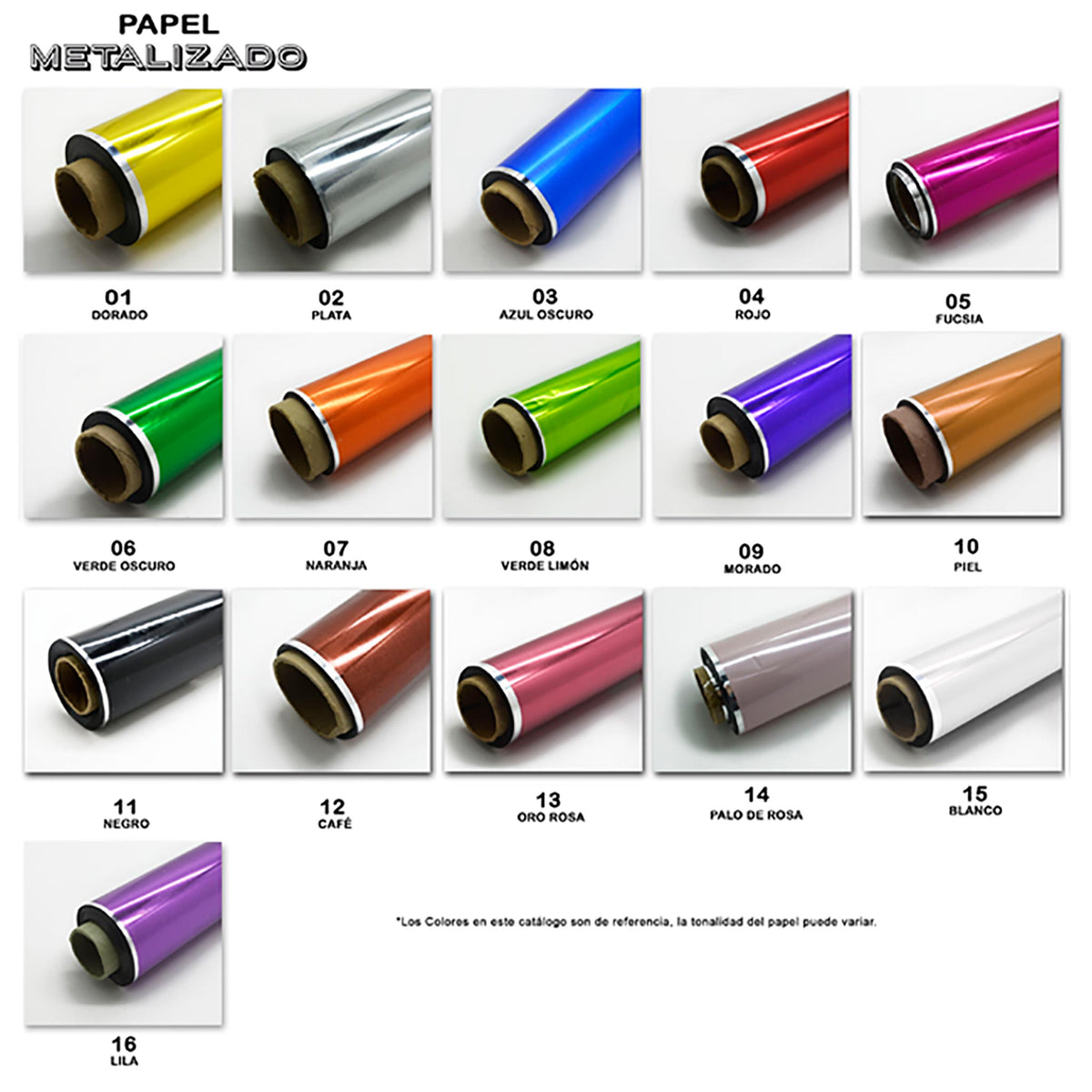 Rollo Metalizado 50 m – Belpapel