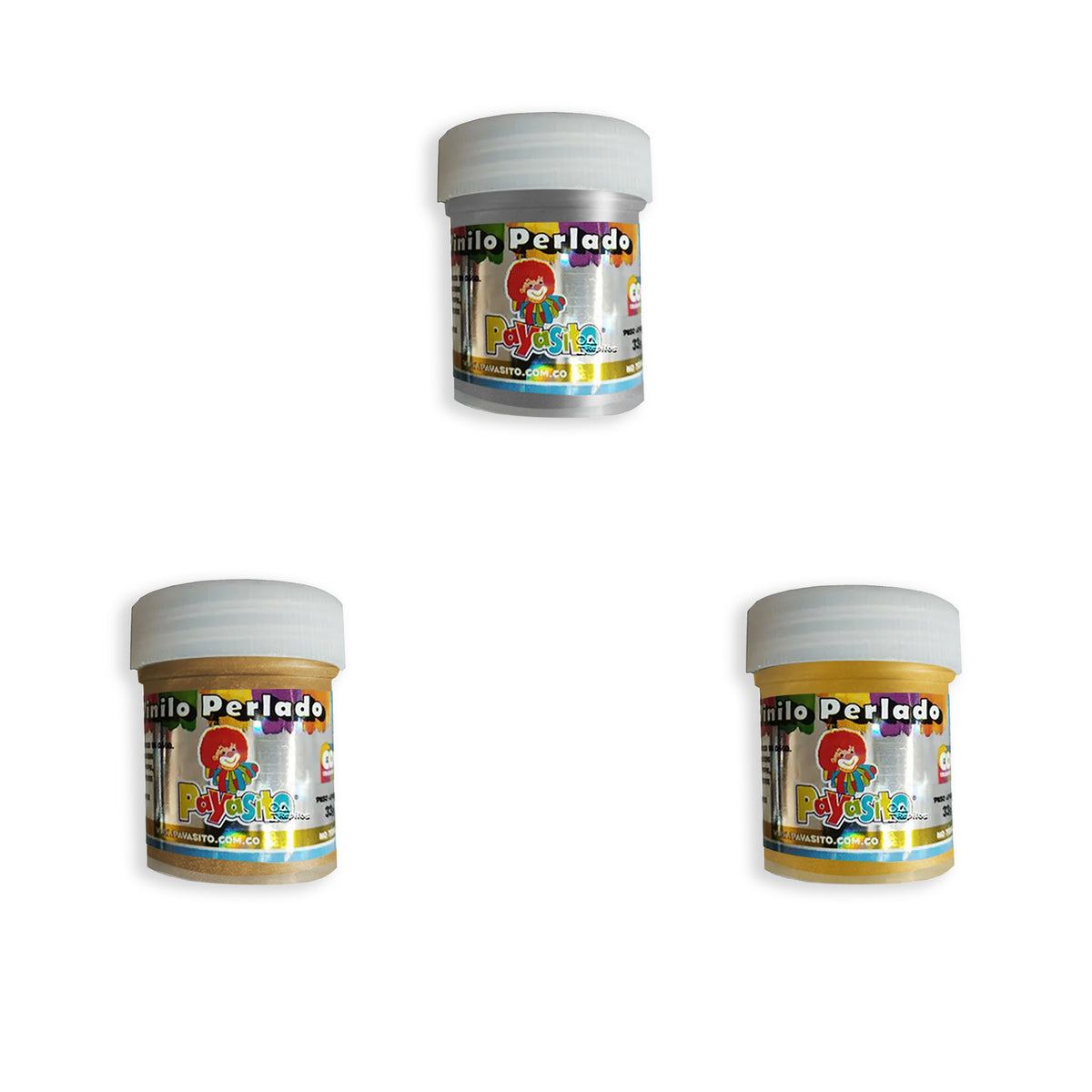 Vinilo Acrílico Perlado Payasito® 33 g – Belpapel